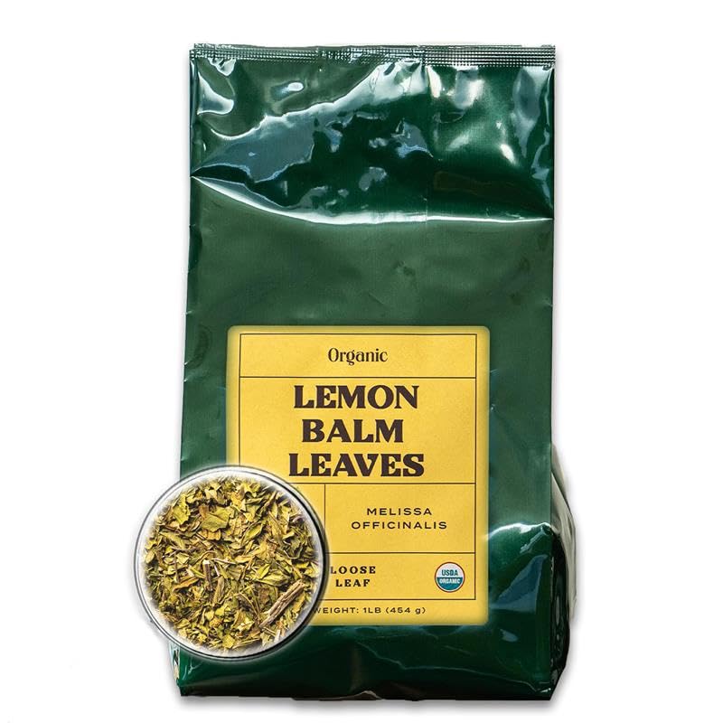 organic lemon balm herbal tea