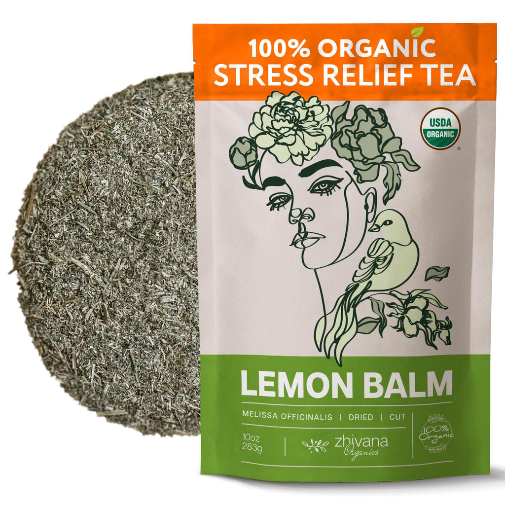 organic lemon balm herbal tea