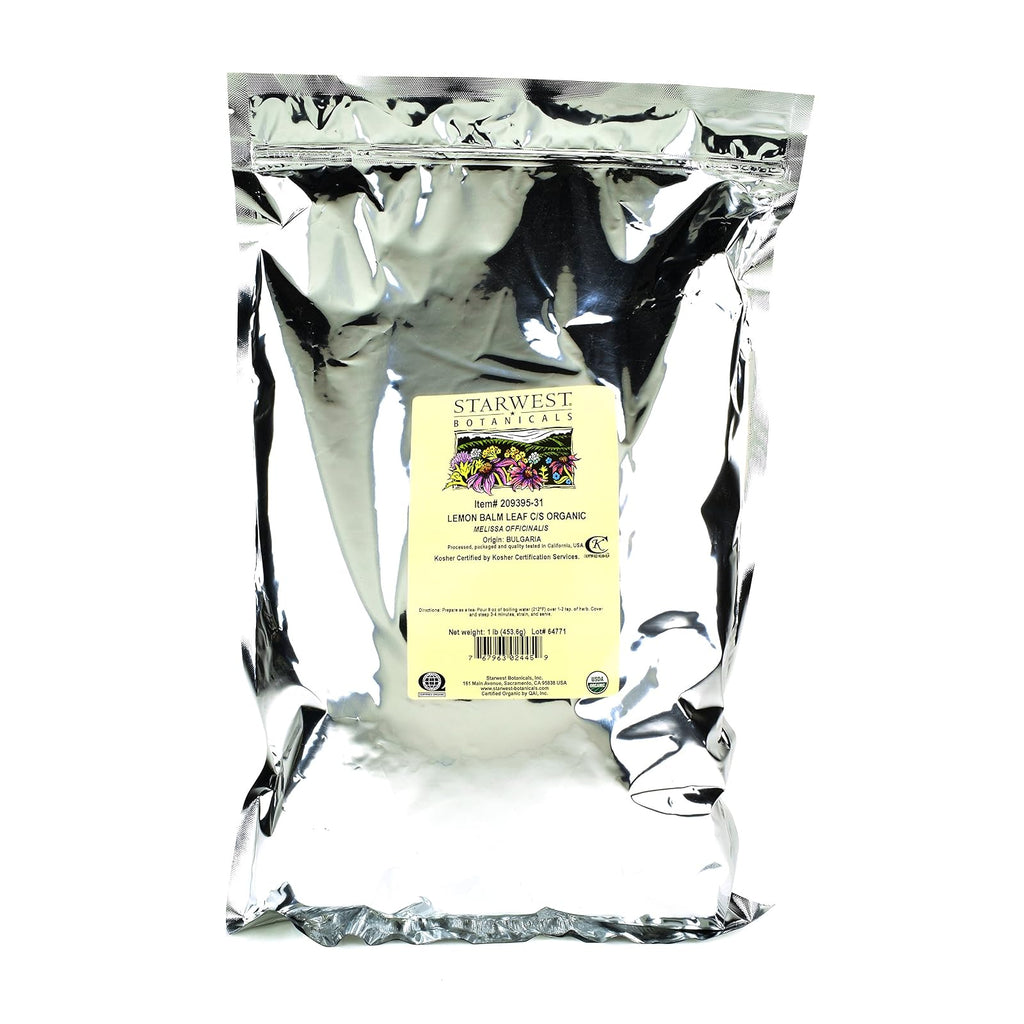 organic lemon balm leaf benefits