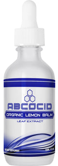 Organic lemon balm liquid supplement