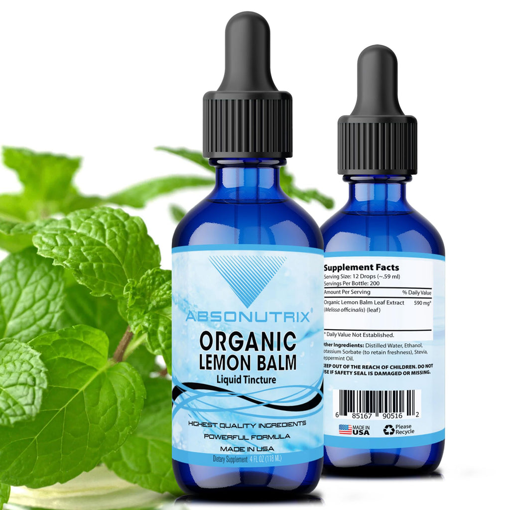 organic lemon balm supplement benefits