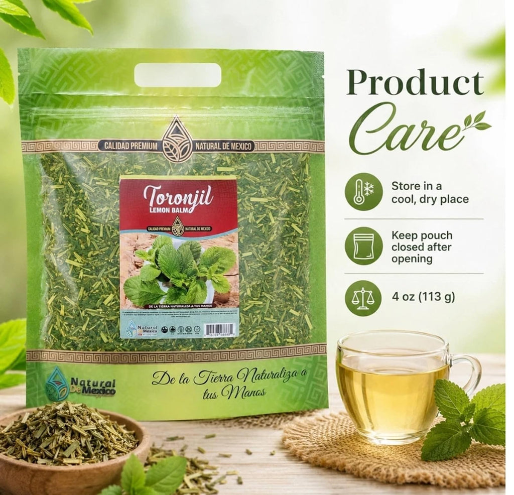 organic lemon balm tea for calming effects