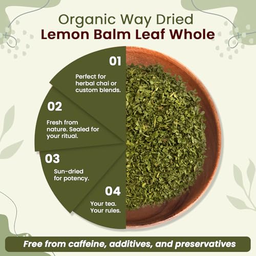 organic lemon balm tea for wellness