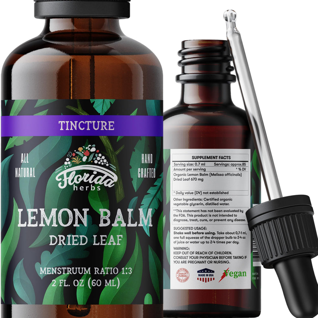 organic lemon balm tincture benefits