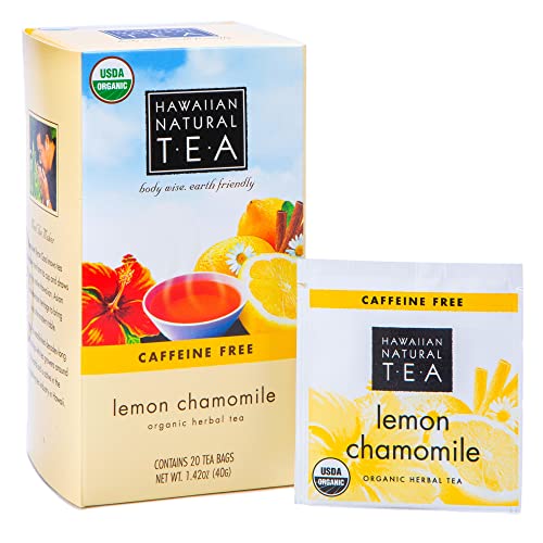 organic lemon chamomile herbal tea