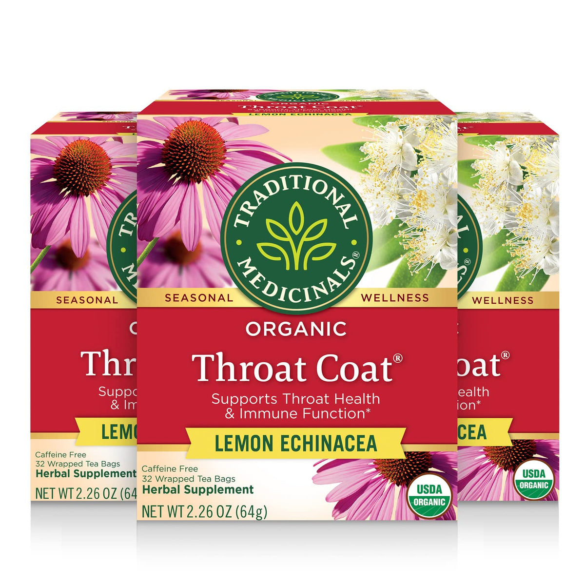 organic lemon echinacea herbal tea