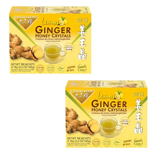 organic lemon ginger herbal tea