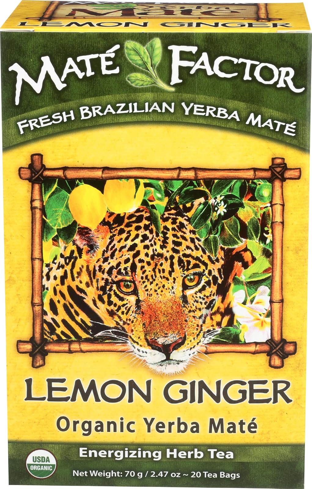 organic lemon ginger herbal tea