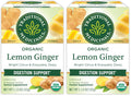 organic lemon ginger herbal tea