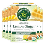 organic lemon ginger herbal tea
