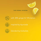 organic lemon ginger tea bags