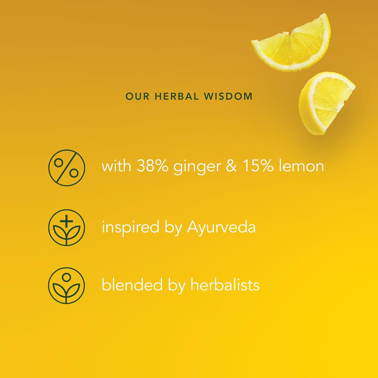 organic lemon ginger tea bags