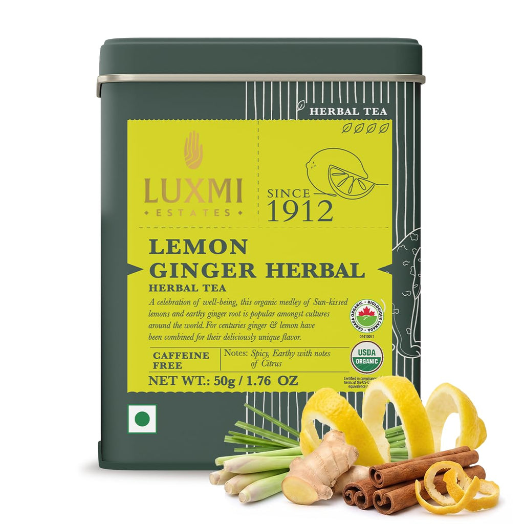 organic lemon ginger tea loose leaf