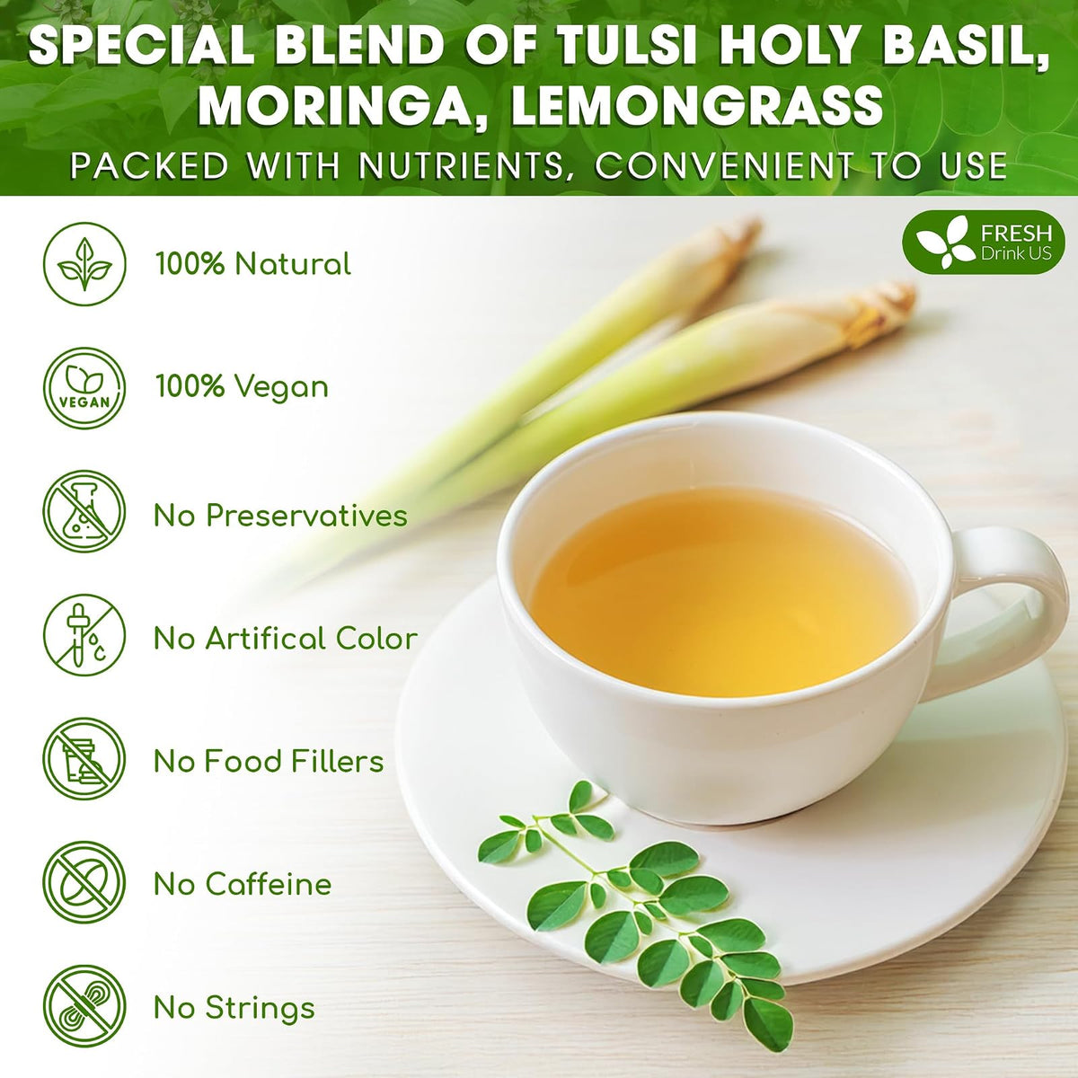 Organic lemongrass tea benefits
