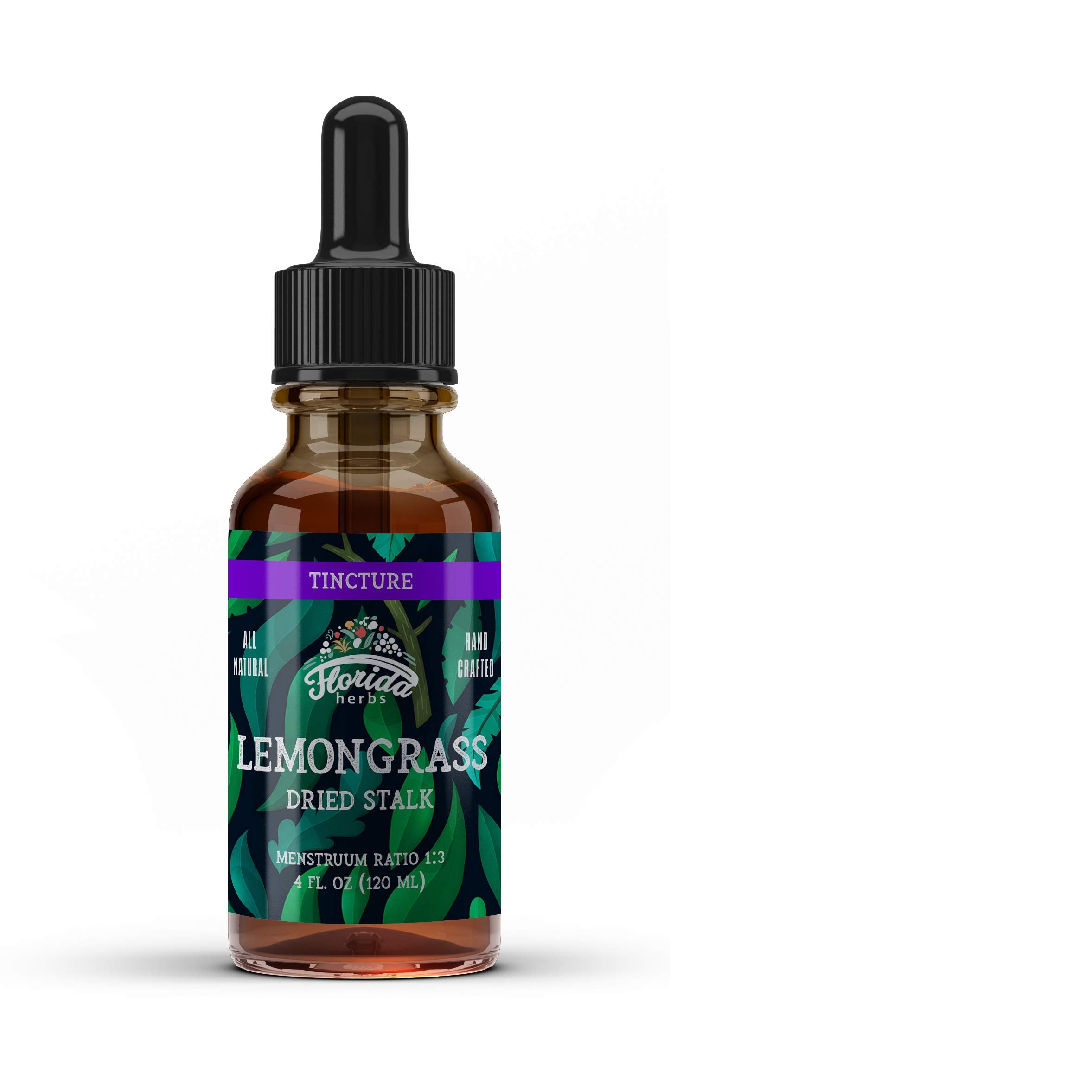 Organic lemongrass tincture for wellness