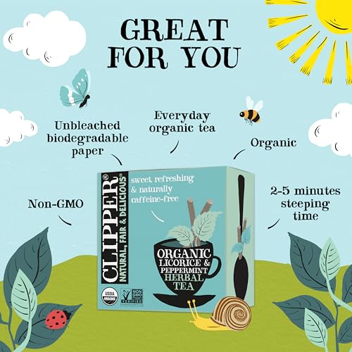 Organic licorice and peppermint blend