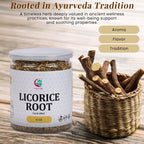 Organic licorice root for digestion