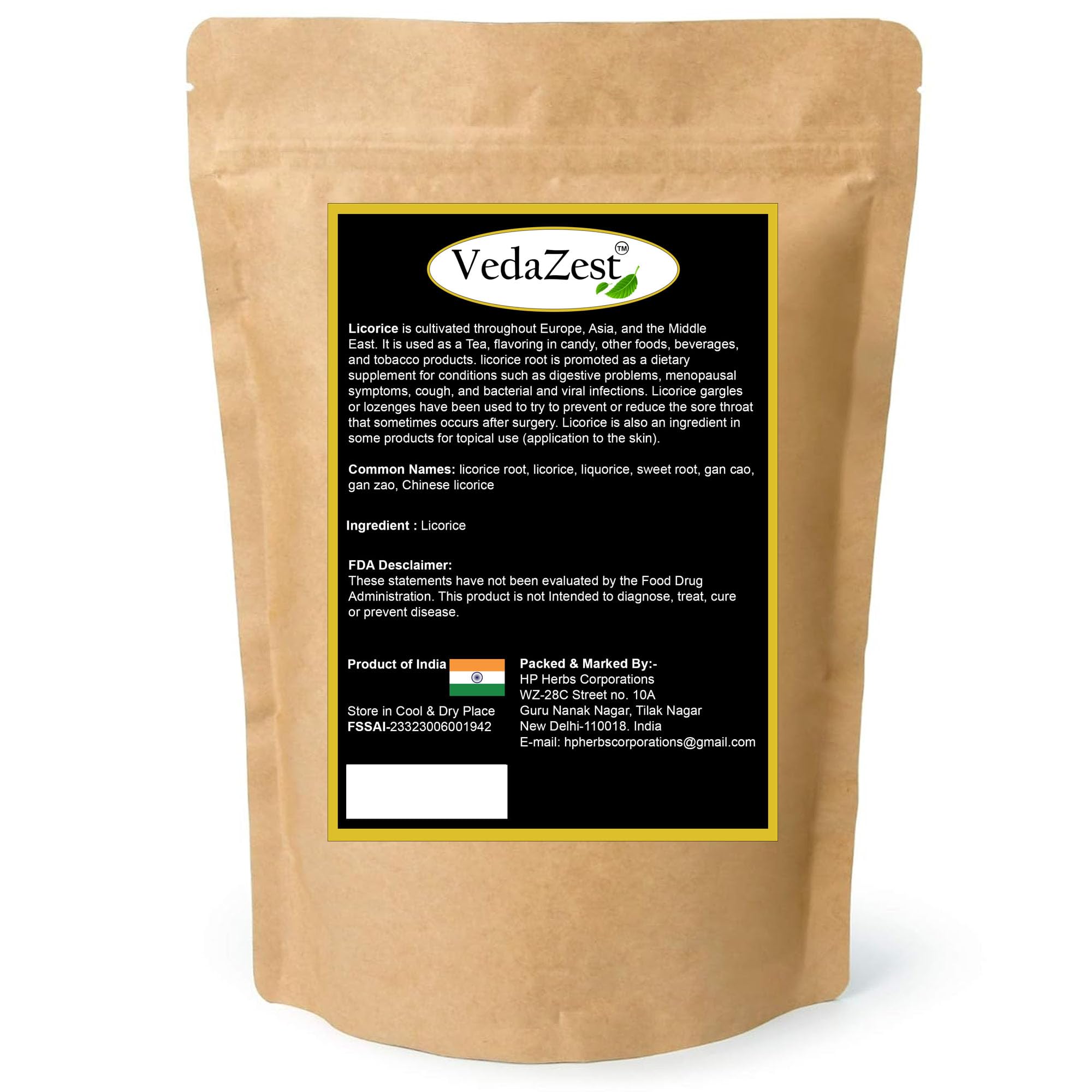 organic licorice root for herbal remedies