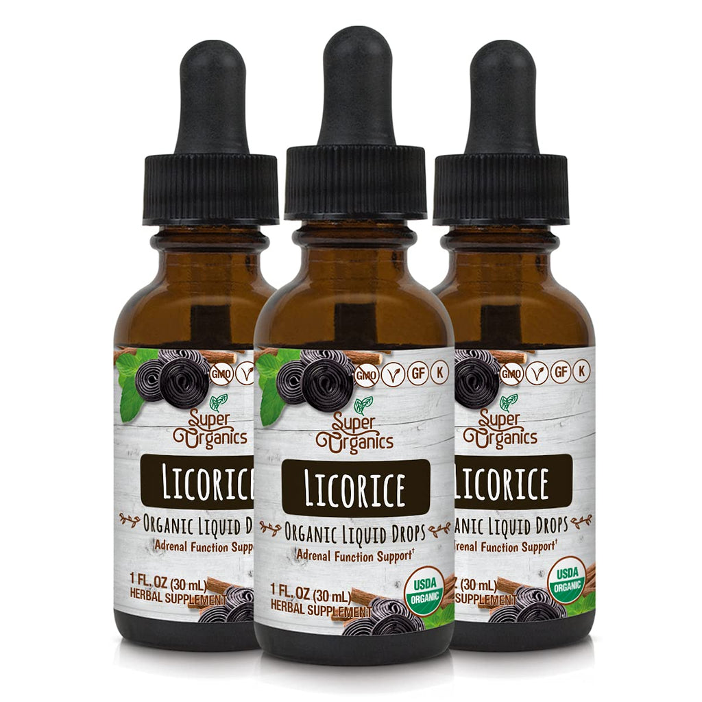 organic licorice root liquid drops