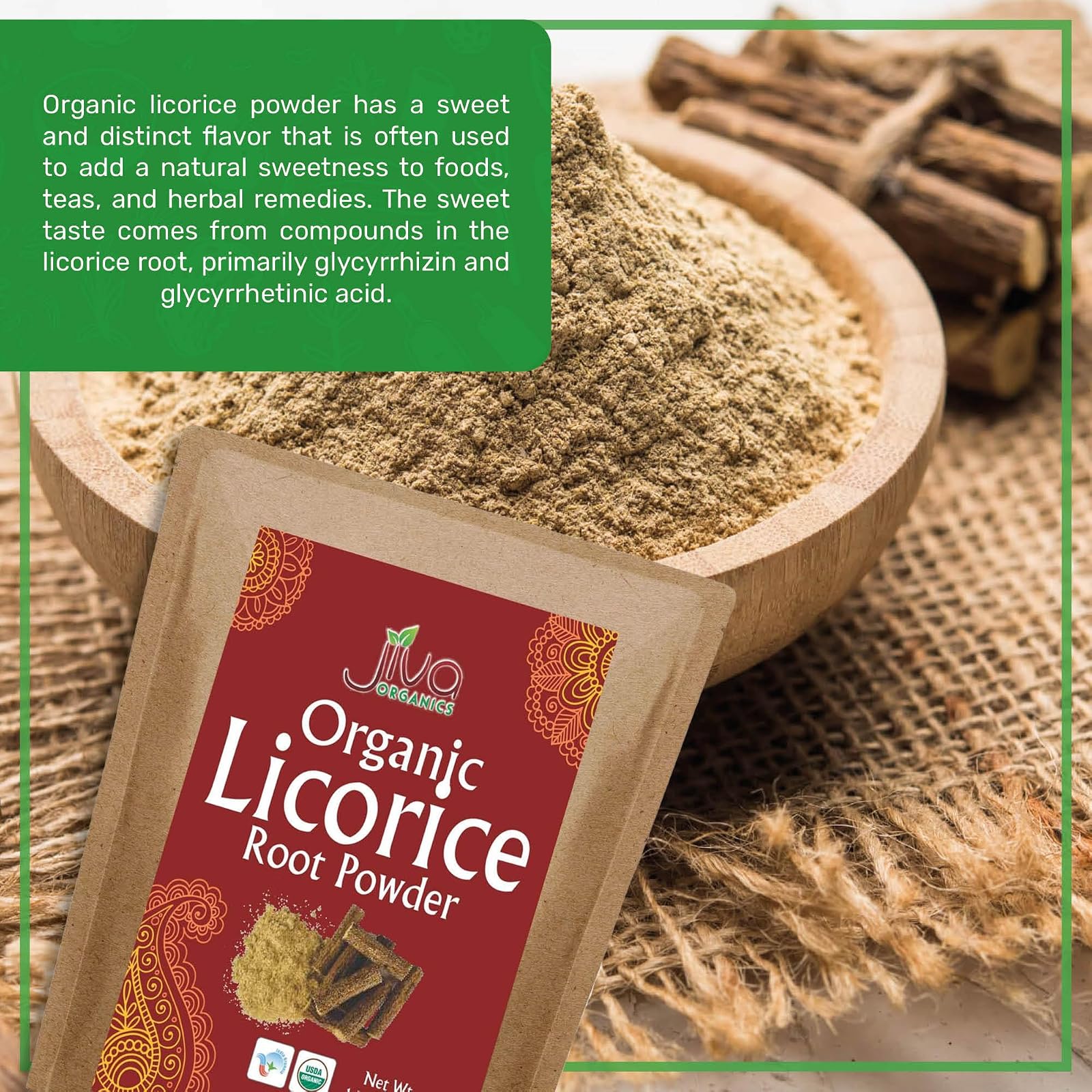 organic licorice root powder 14 oz