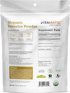Organic licorice root powder for digestion