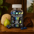 Organic Lion's Mane Chaga gummy supplements
