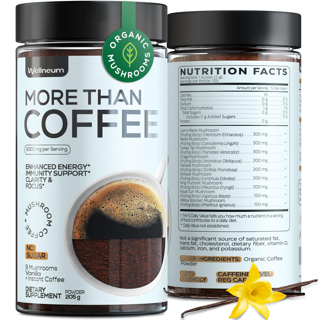 organic Lion's Mane coffee mix