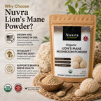 Organic lion's mane for mental clarity