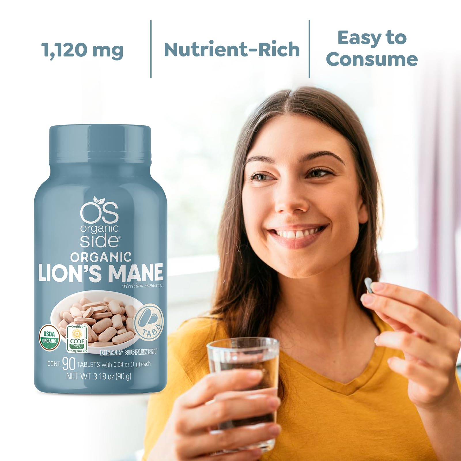 Organic Lion's Mane for mental clarity