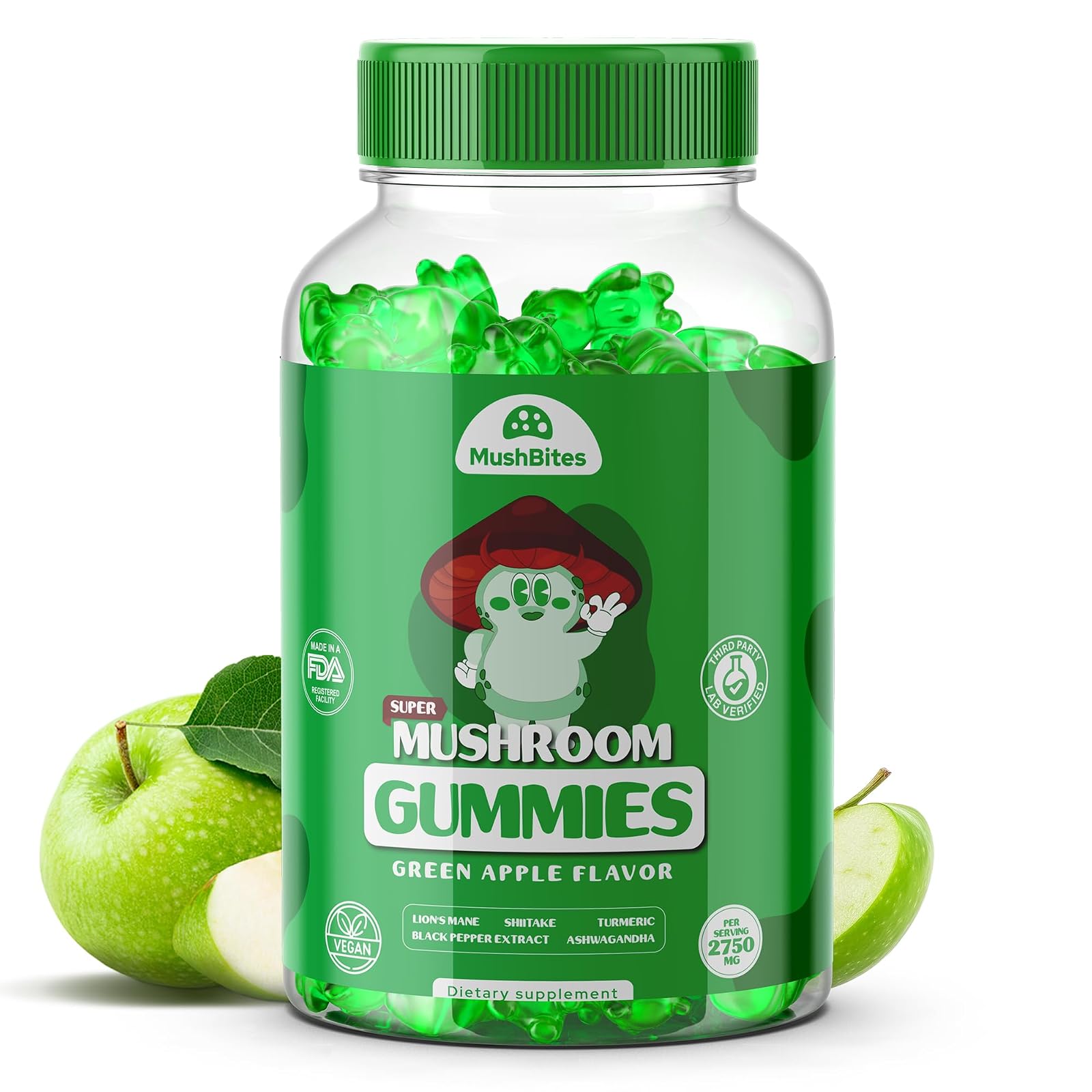 Organic Lion's Mane gummies for focus