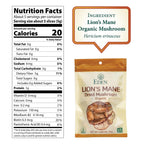 Organic Lion's Mane mushroom benefits