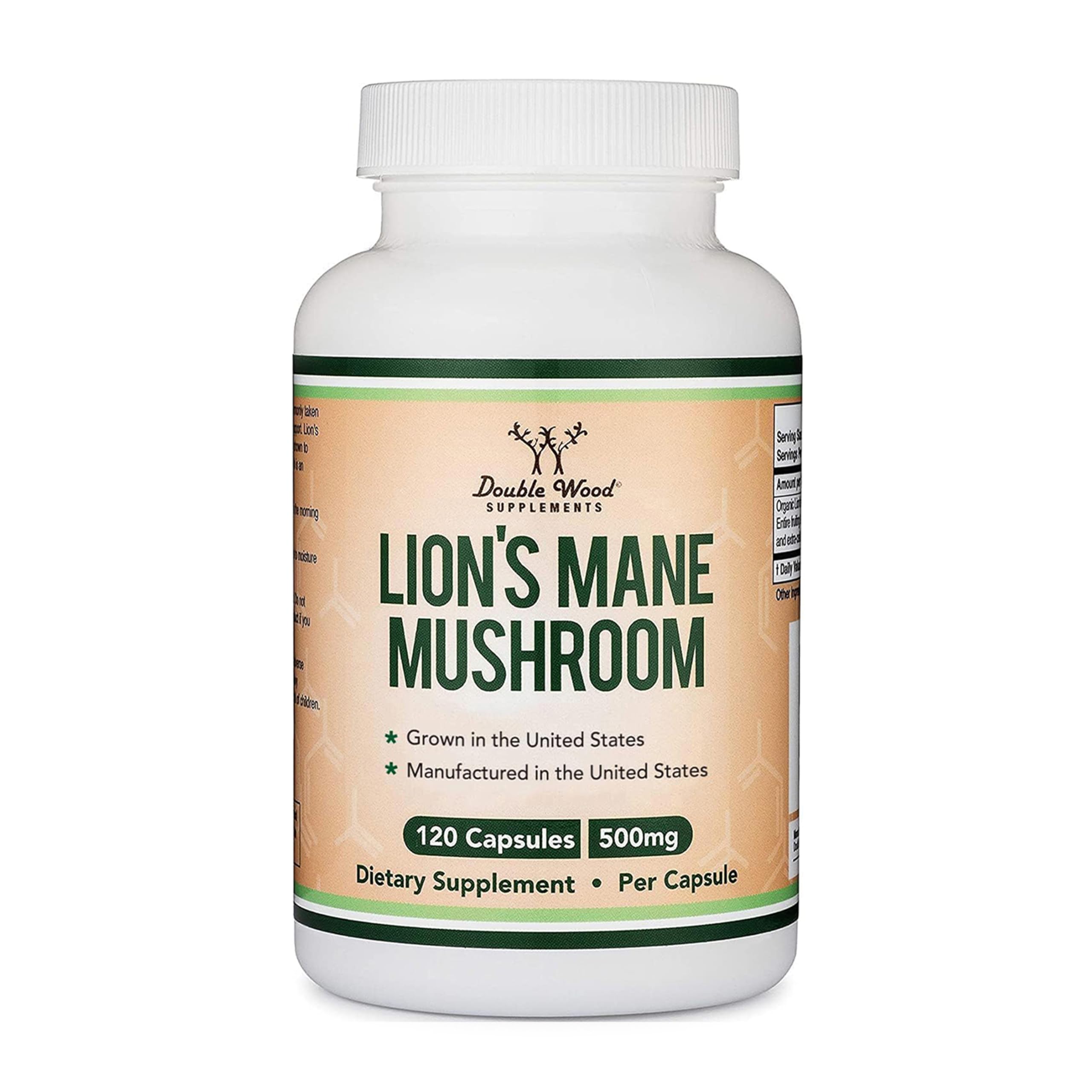 Organic Lion's Mane mushroom capsules