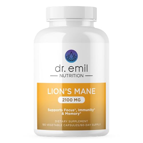 organic lion's mane mushroom capsules