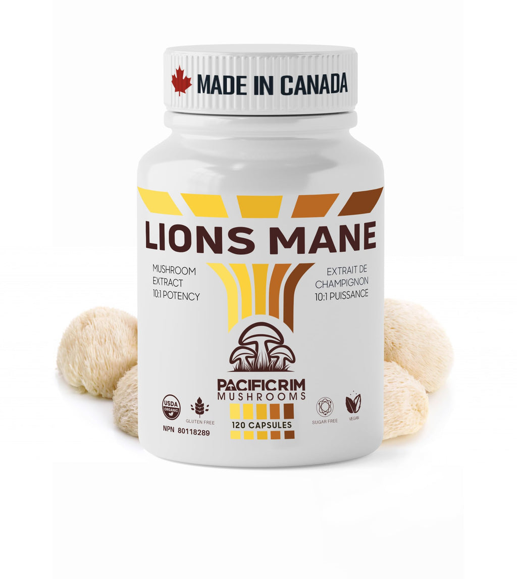 organic lion's mane mushroom capsules