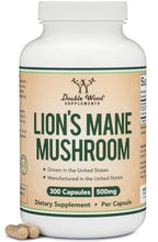 organic lion's mane mushroom capsules