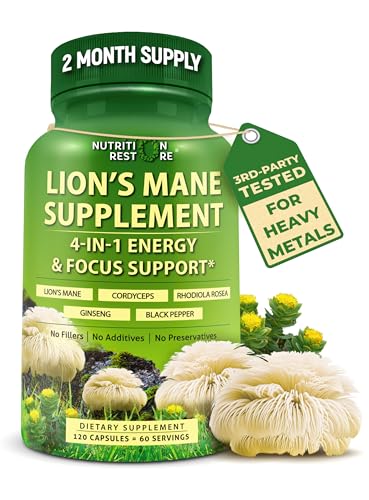 organic lion's mane mushroom capsules