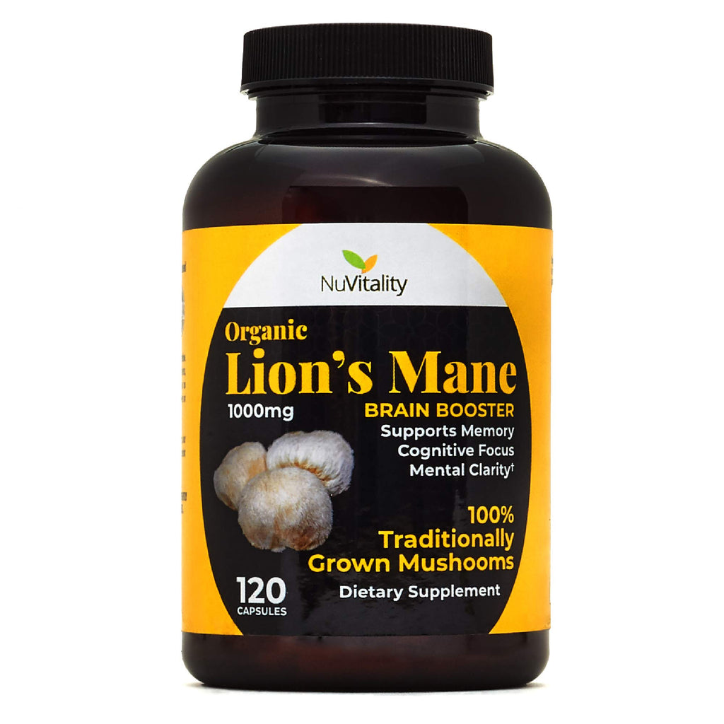 organic lion's mane mushroom capsules