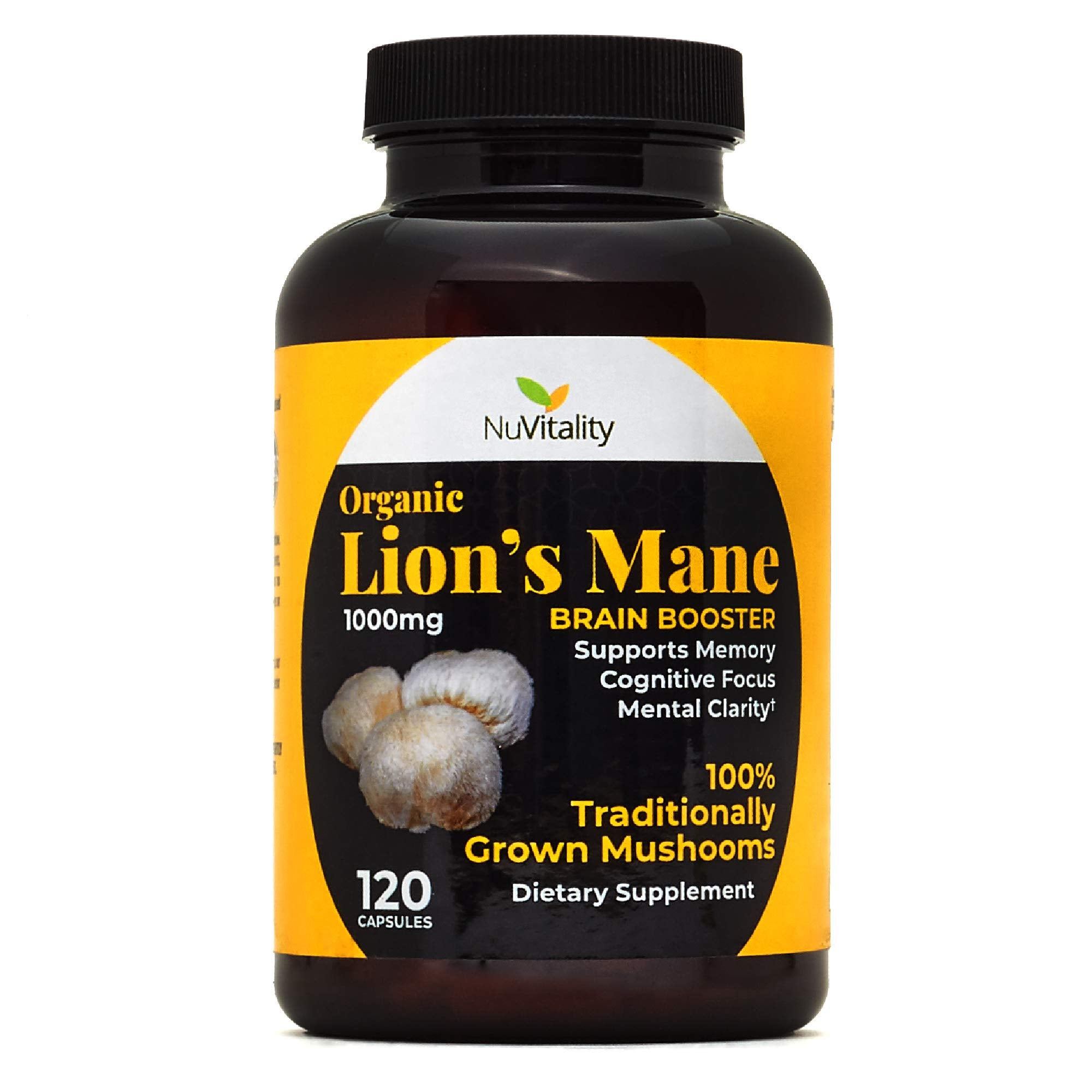 organic lion's mane mushroom capsules