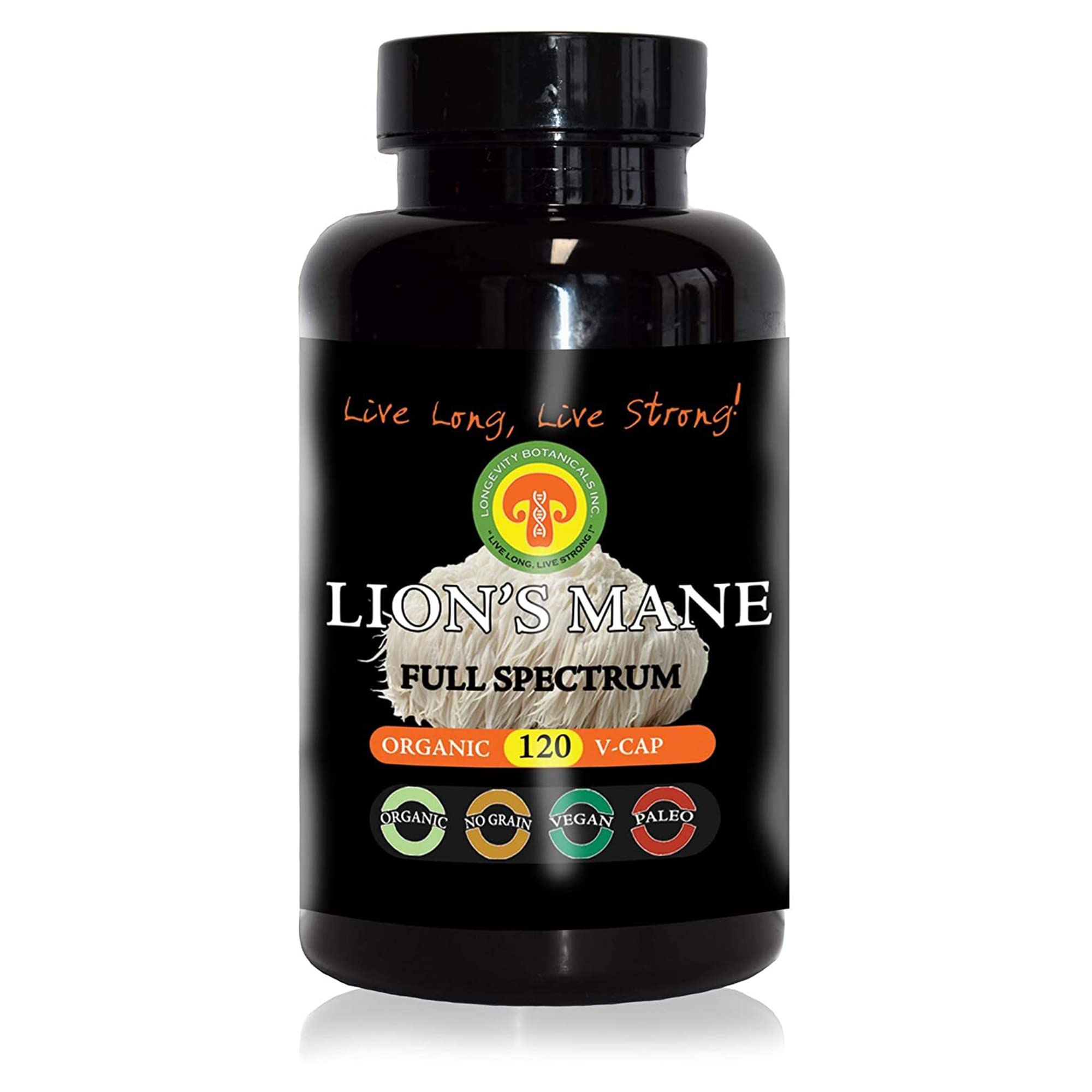 organic lion's mane mushroom capsules