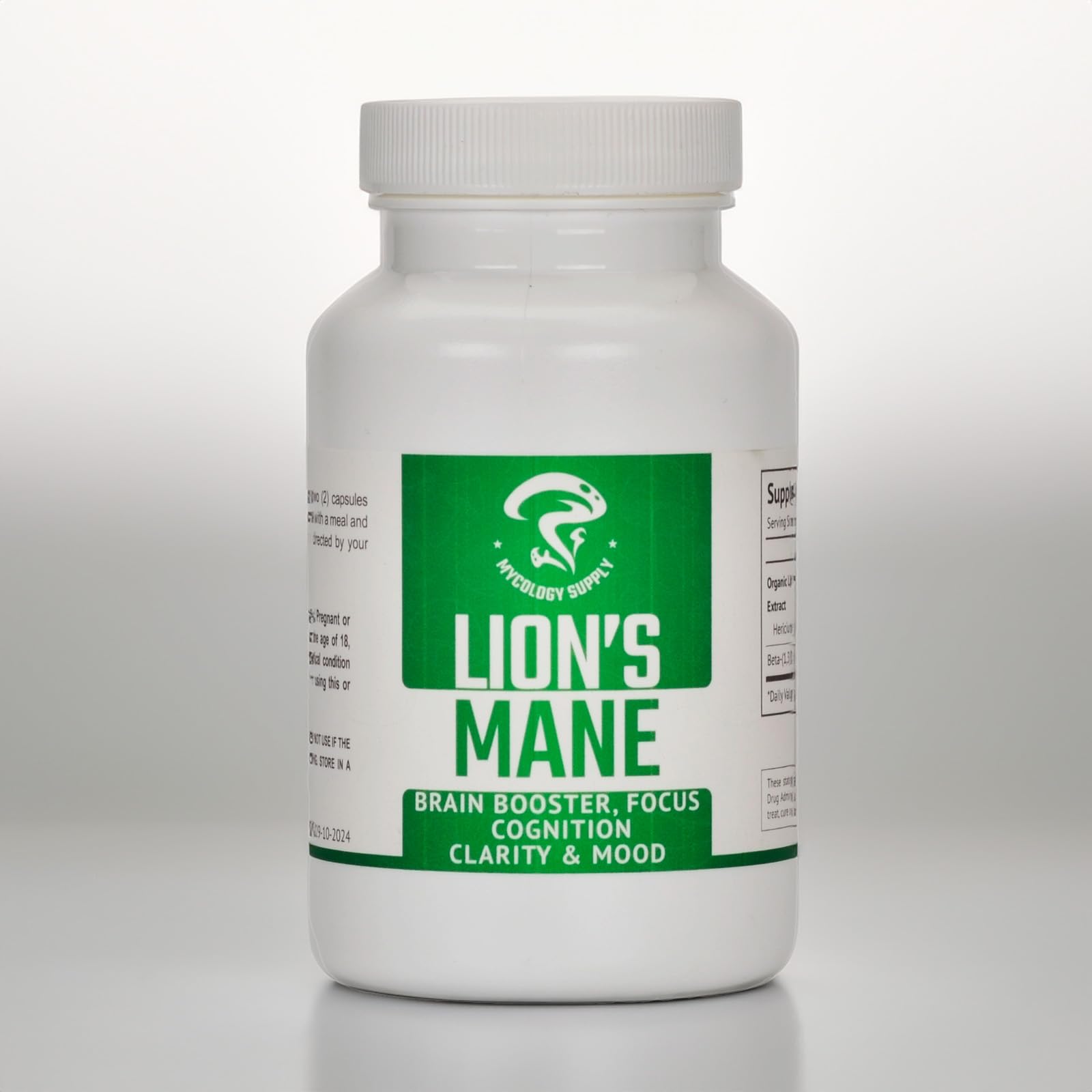 organic lion's mane mushroom capsules
