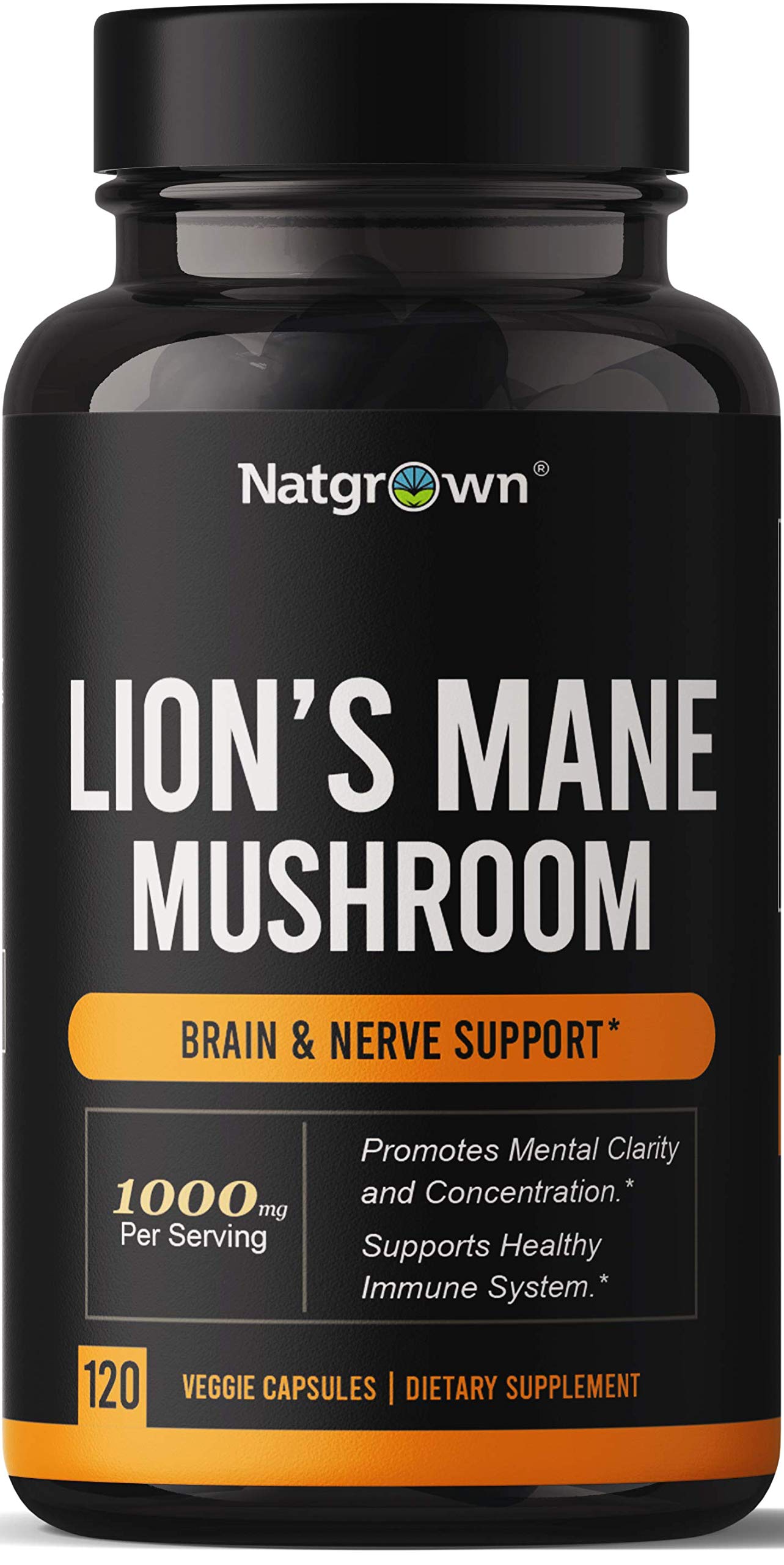 organic lion's mane mushroom capsules