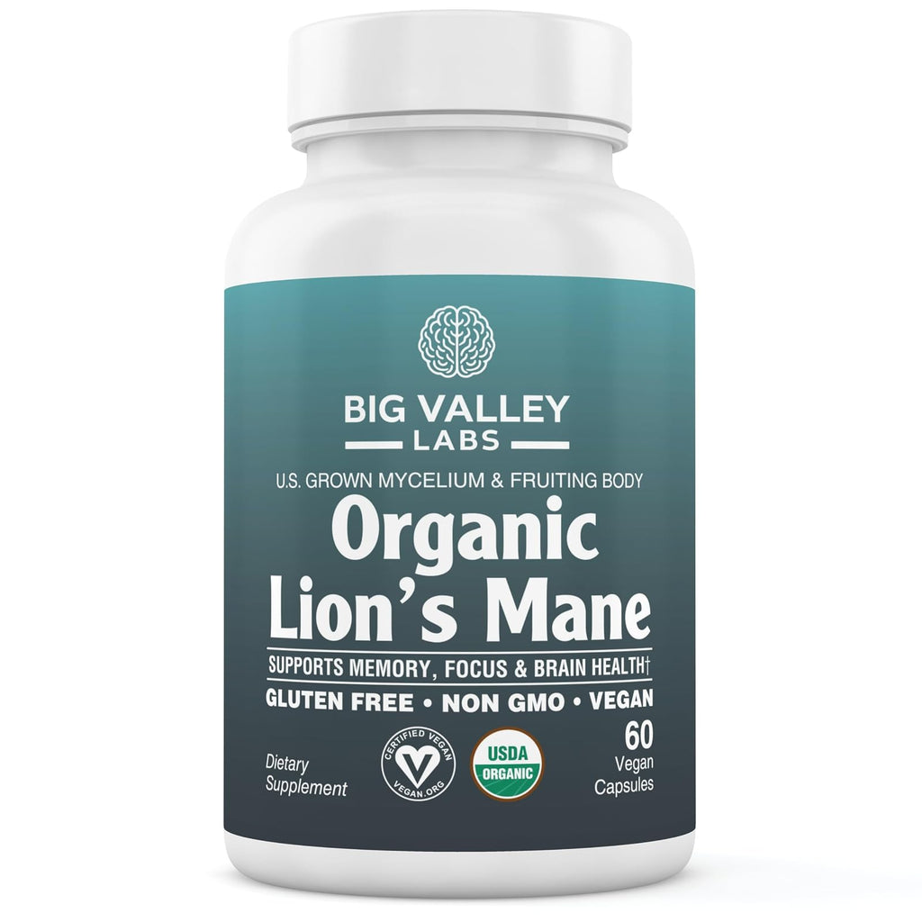 Organic Lion's Mane mushroom capsules