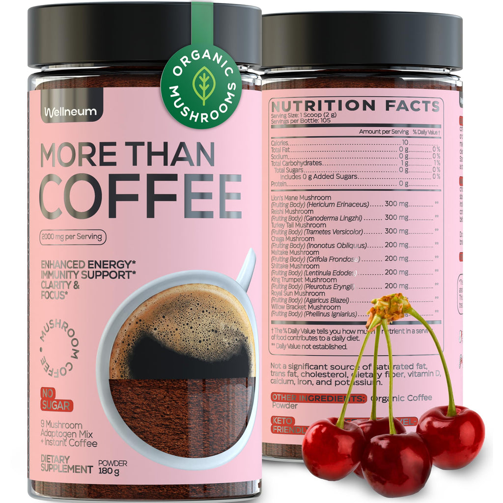 organic lion's mane mushroom coffee