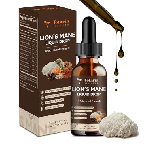 Organic Lion’s Mane mushroom drops