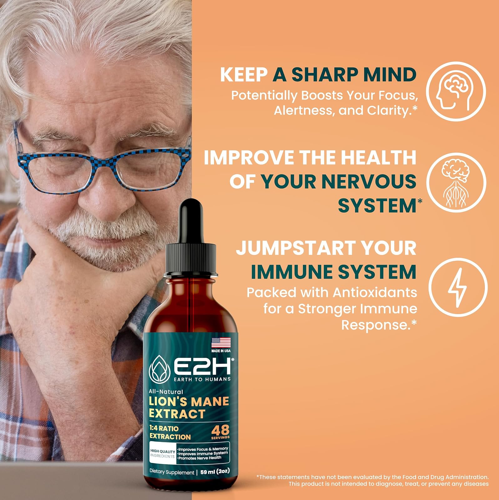 organic lion's mane mushroom extract