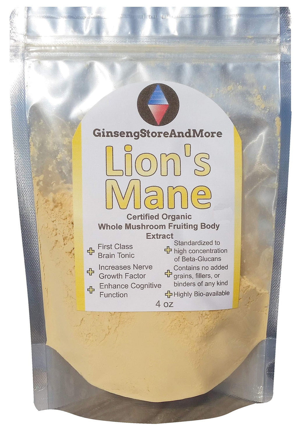 organic lion's mane mushroom extract