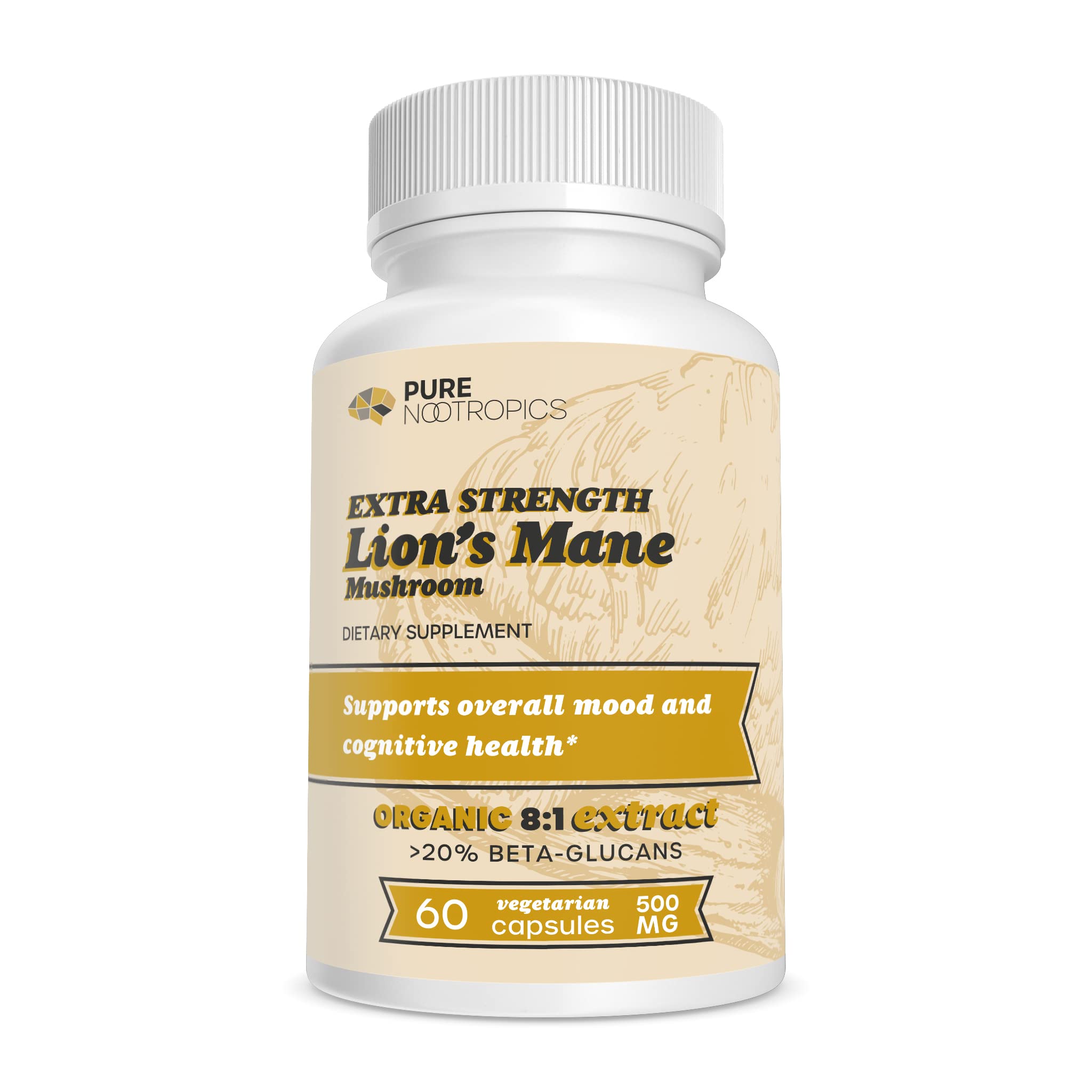 Organic Lion's Mane mushroom extract