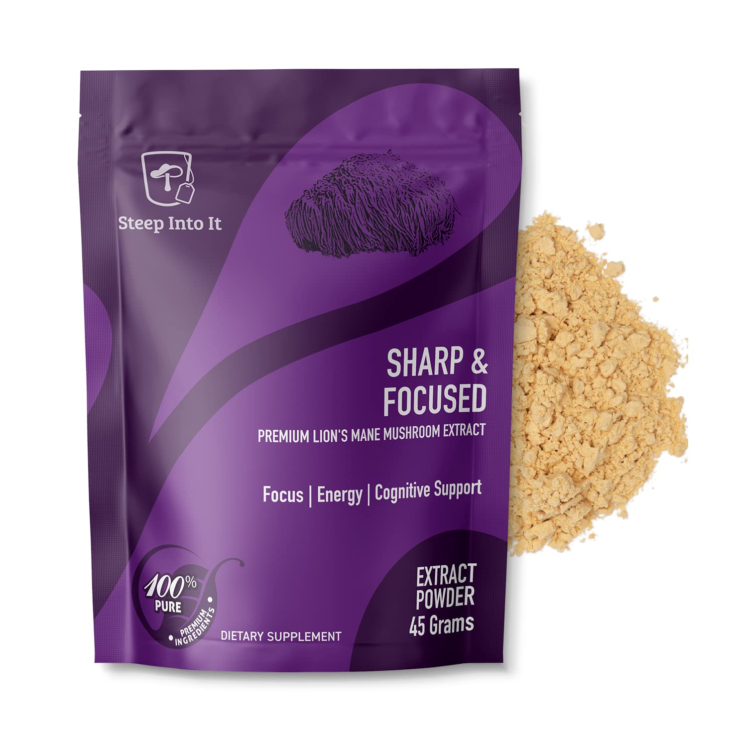 Organic lion's mane mushroom extract