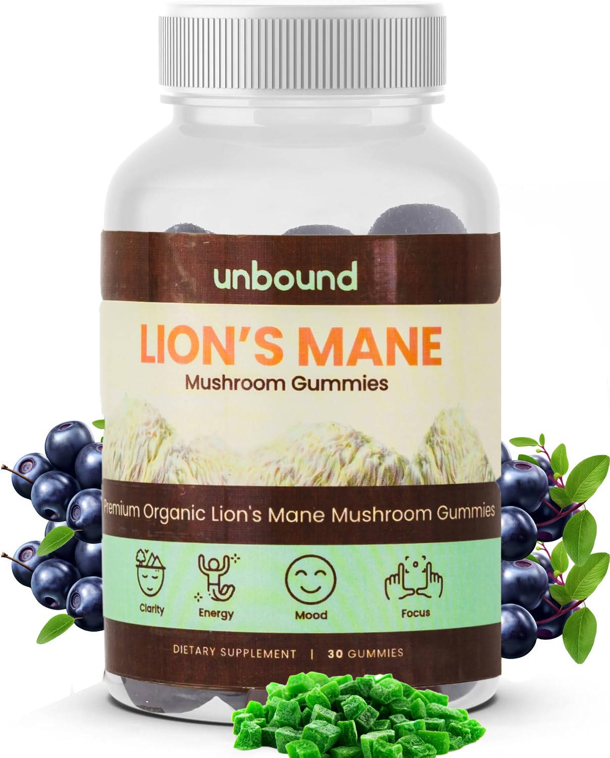 organic lion's mane mushroom gummies