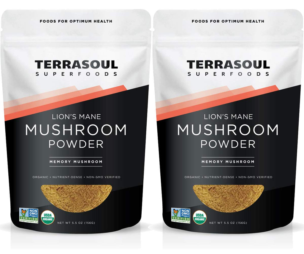 organic lion's mane mushroom powder